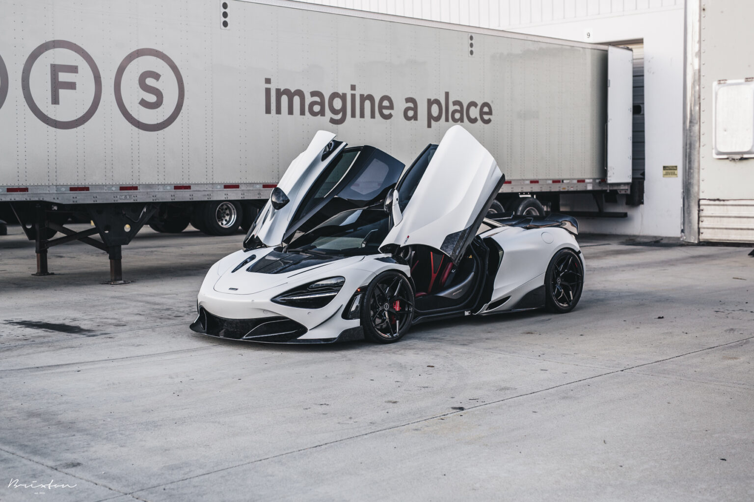 White McLaren 720S - Brixton Forged™