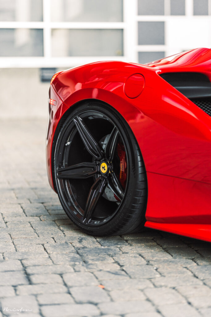 Red Ferrari 488 GTB - Brixton Forged™
