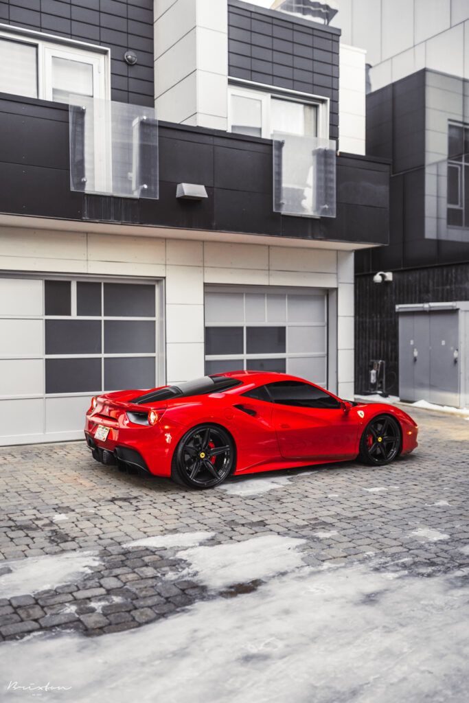 Red Ferrari 488 GTB - Brixton Forged™