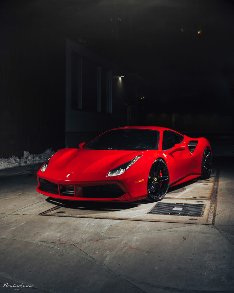 Red Ferrari 488 GTB - Brixton Forged™