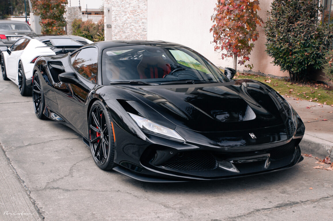 Black Ferrari F8 Tributo - Brixton Forged™