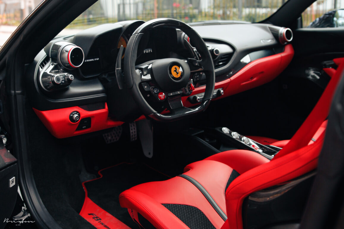Black Ferrari F8 Tributo - Brixton Forged™