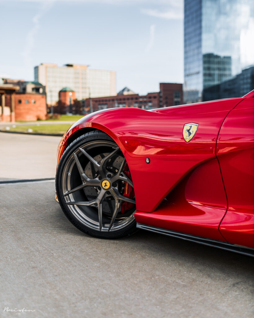 Red Ferrari 812 Superfast - Brixton Forged™