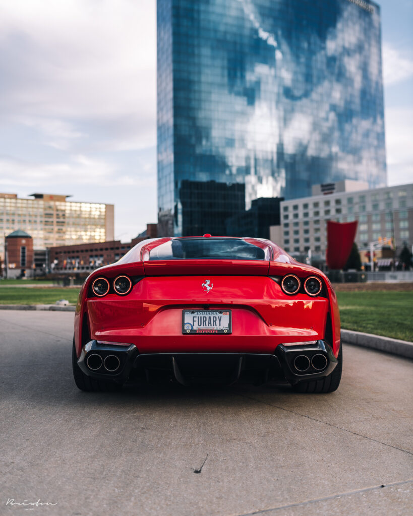 Red Ferrari 812 Superfast - Brixton Forged™