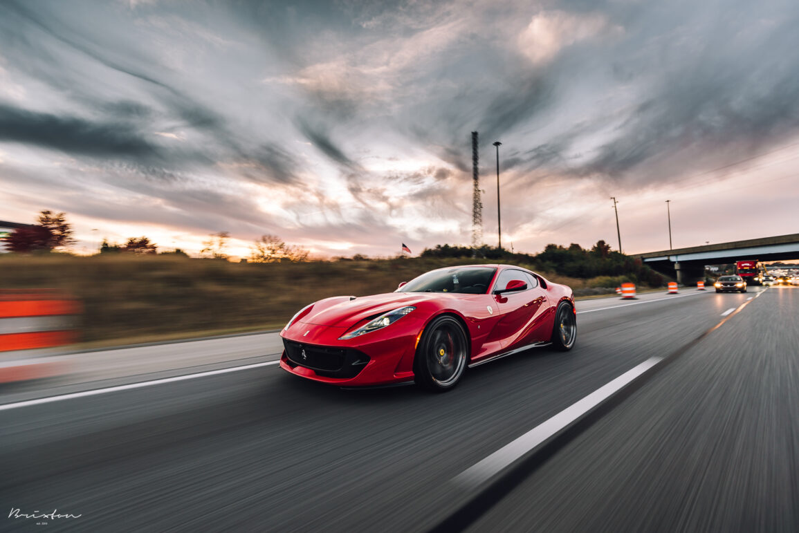 Red Ferrari 812 Superfast - Brixton Forged™