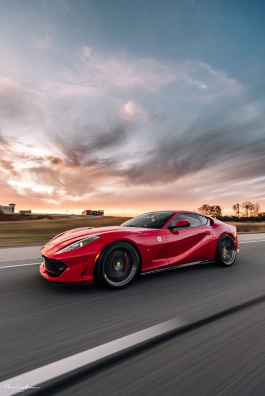 Red Ferrari 812 Superfast - Brixton Forged™