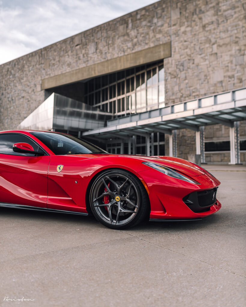 Red Ferrari 812 Superfast - Brixton Forged™