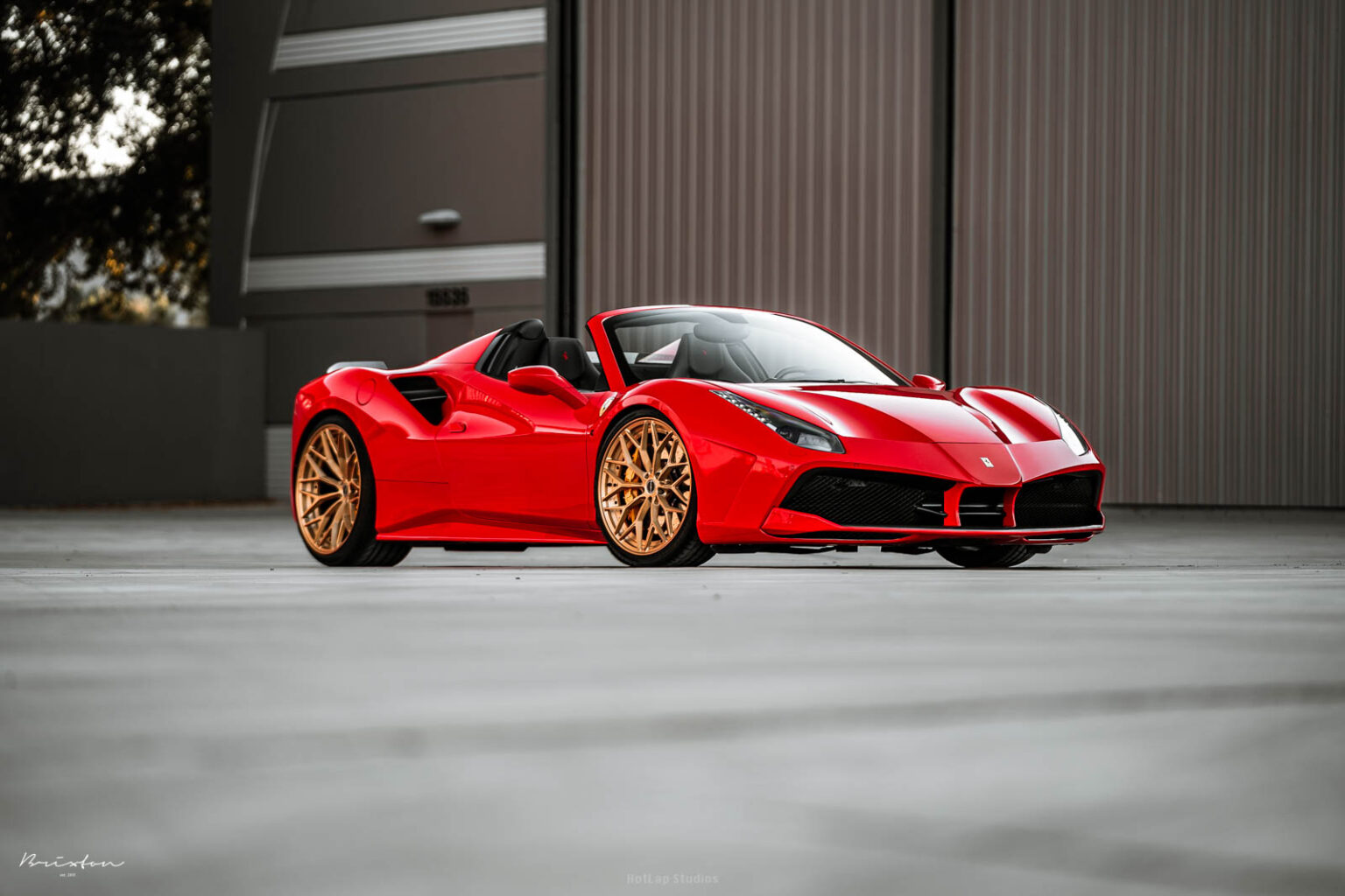 Red Ferrari 488 GTB - Brixton Forged™