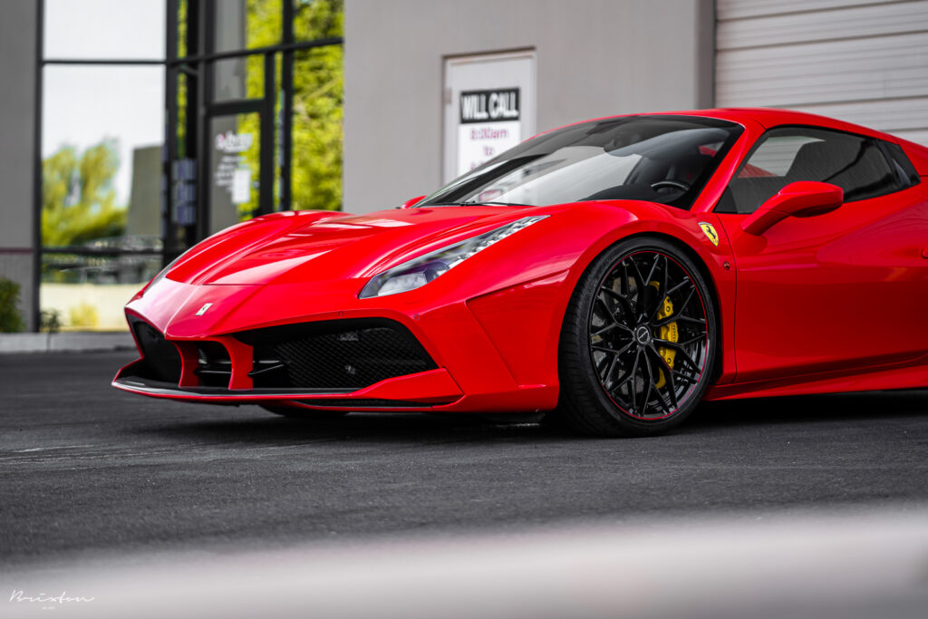 Red Ferrari 488 GTB - Brixton Forged™