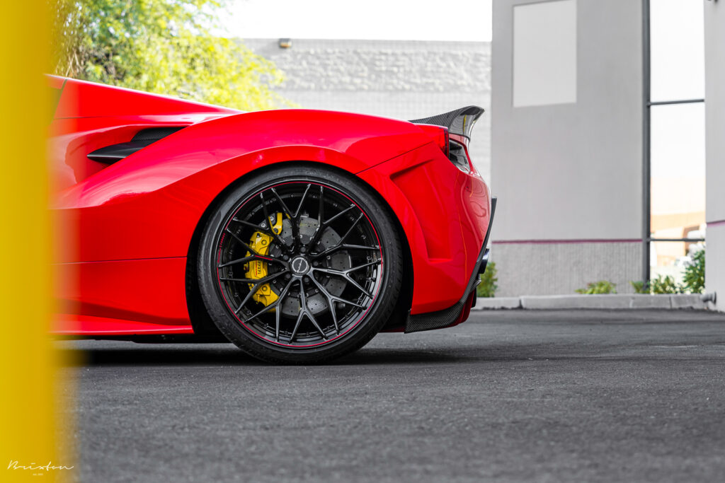 Red Ferrari 488 GTB - Brixton Forged™