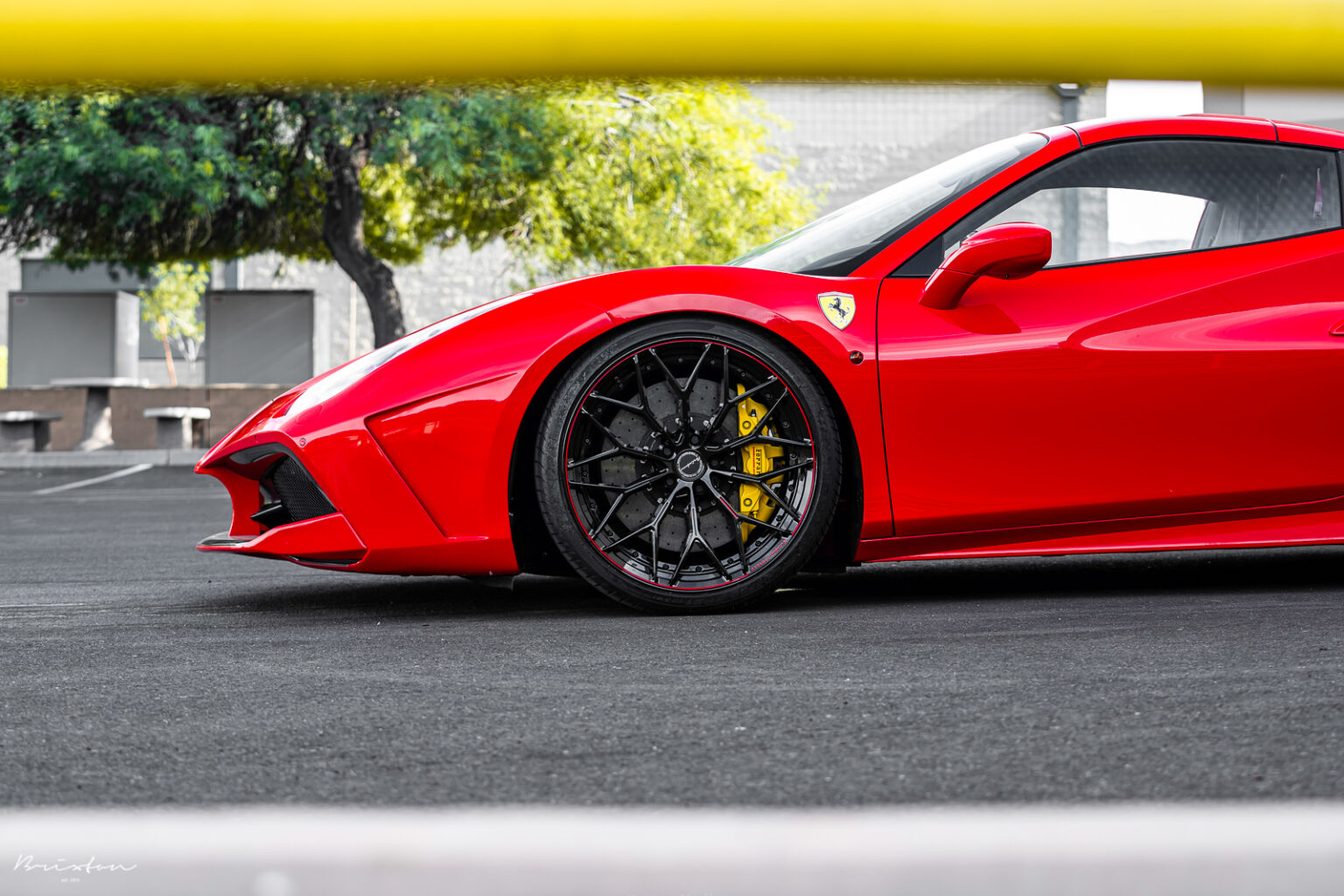 Red Ferrari 488 GTB - Brixton Forged™