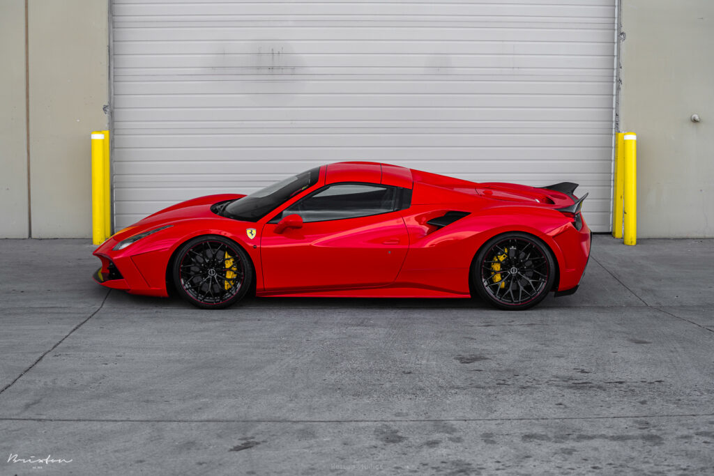 Red Ferrari 488 GTB - Brixton Forged™