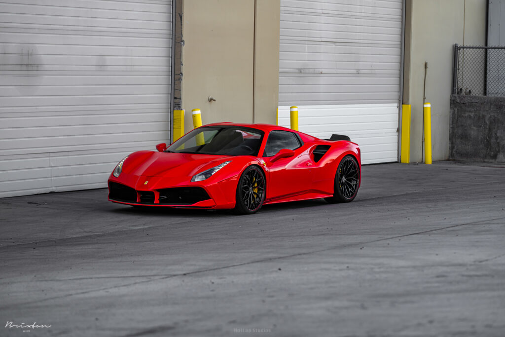 Red Ferrari 488 GTB - Brixton Forged™