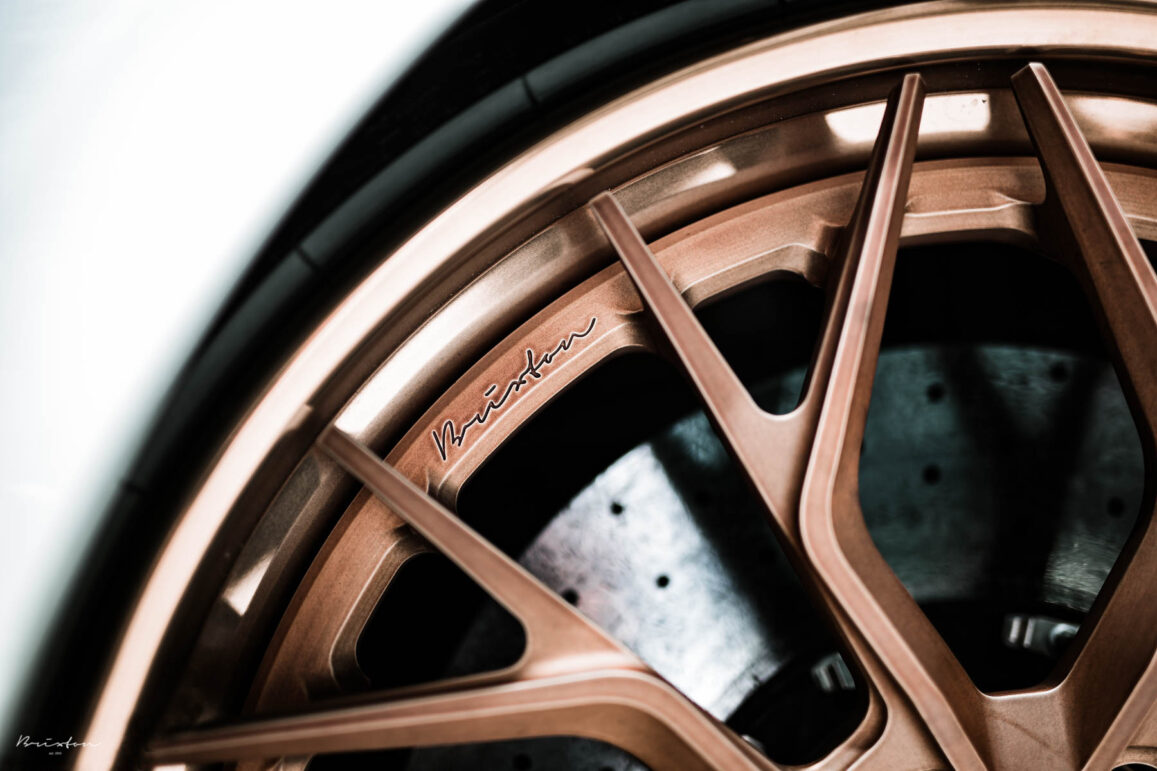 White Ferrari 488 GTB - Brixton Forged™