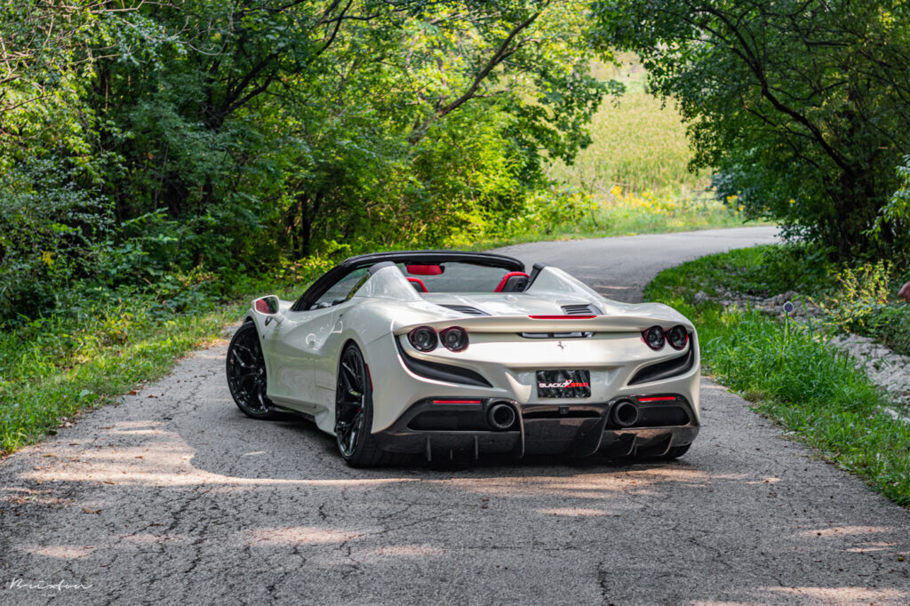 White Ferrari F8 Tributo - Brixton Forged™