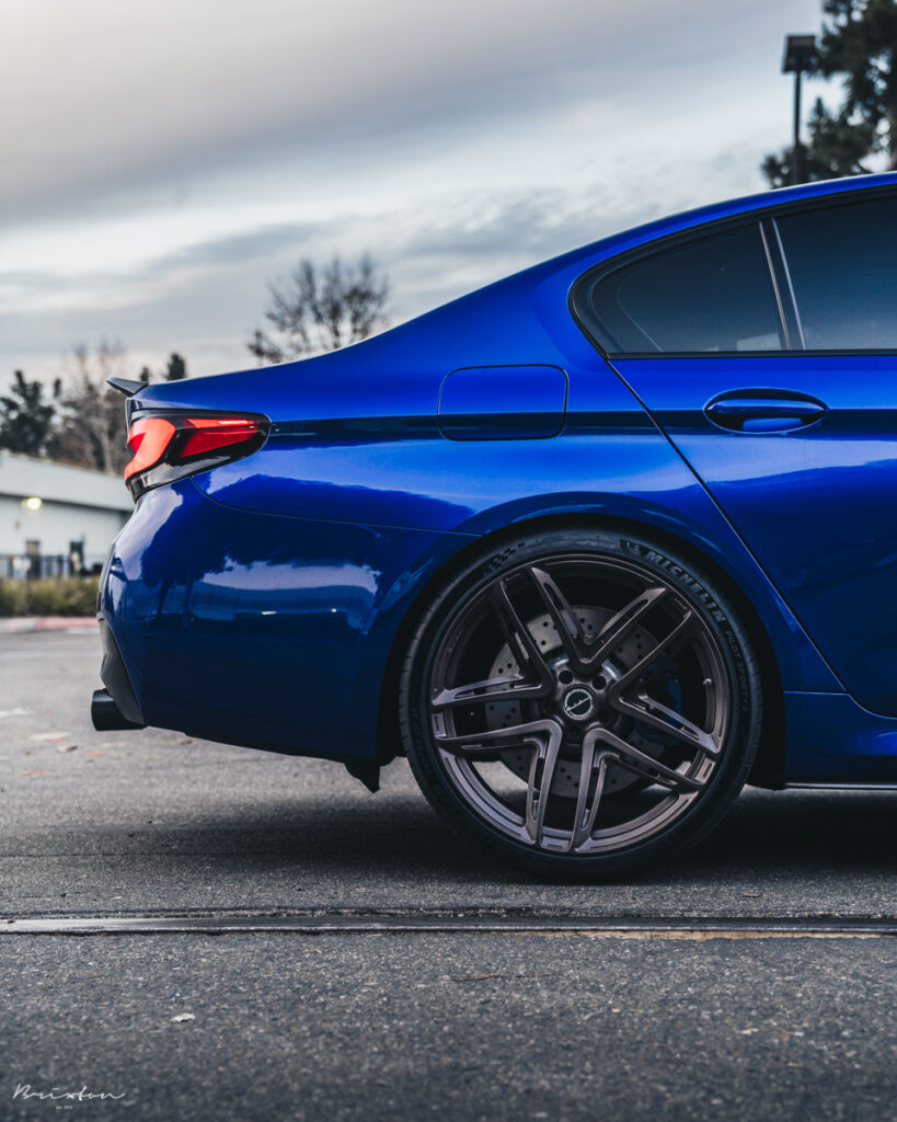 Blue BMW M5 F90 - Brixton Forged™