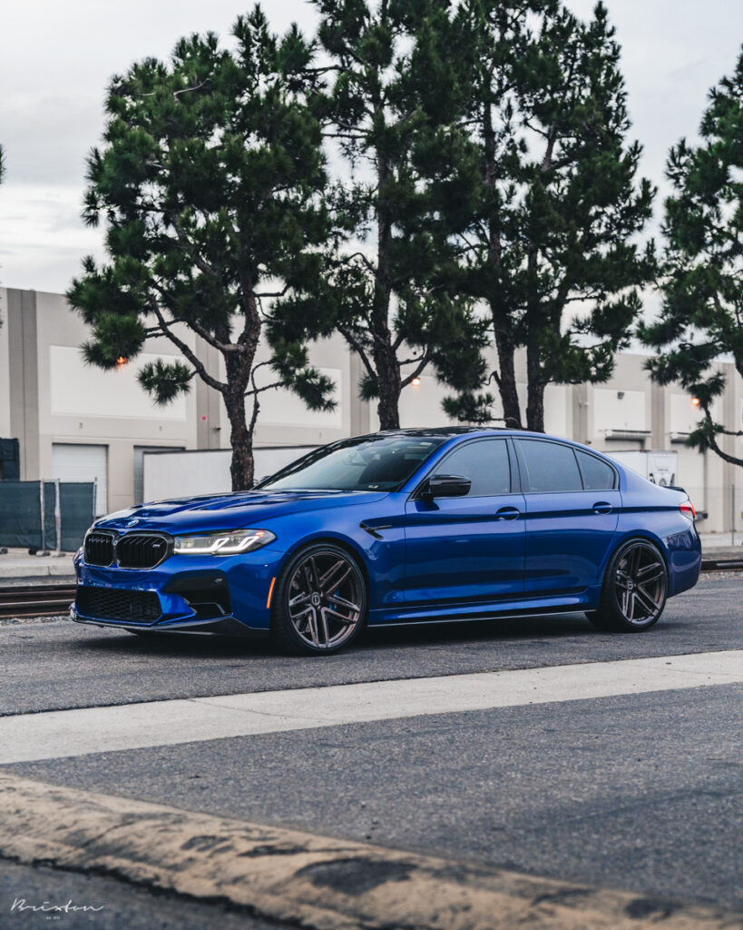 Blue BMW M5 F90 - Brixton Forged™