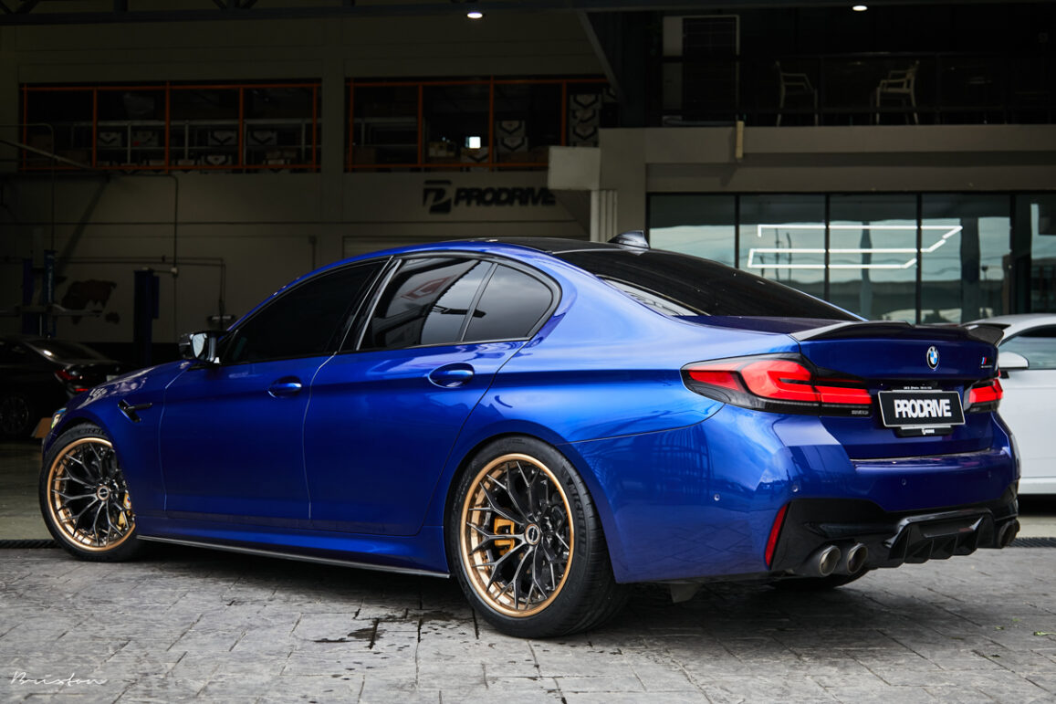 Blue BMW M5 F90 - Brixton Forged™
