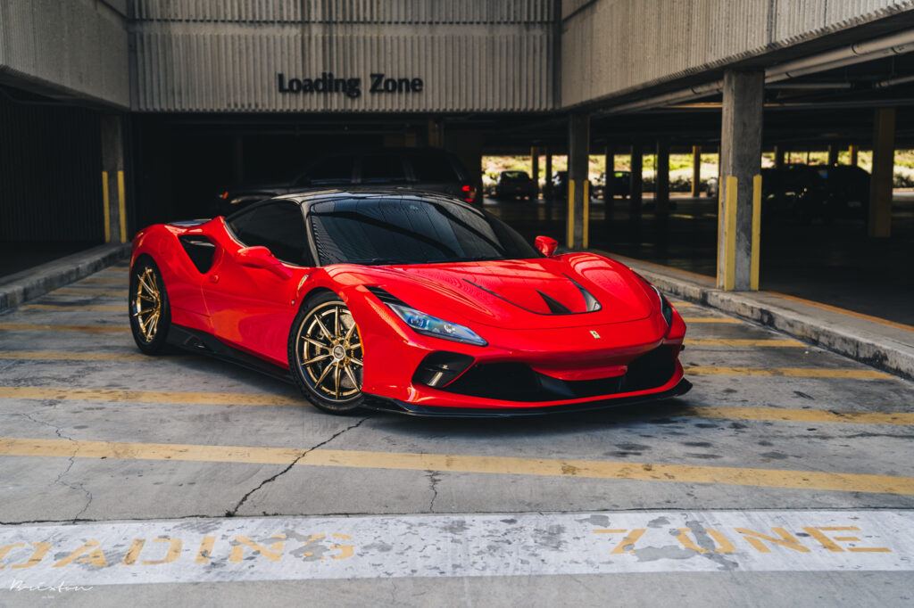 Red Ferrari F8 Tributo - Brixton Forged™
