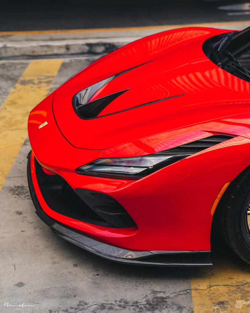 Red Ferrari F8 Tributo - Brixton Forged™