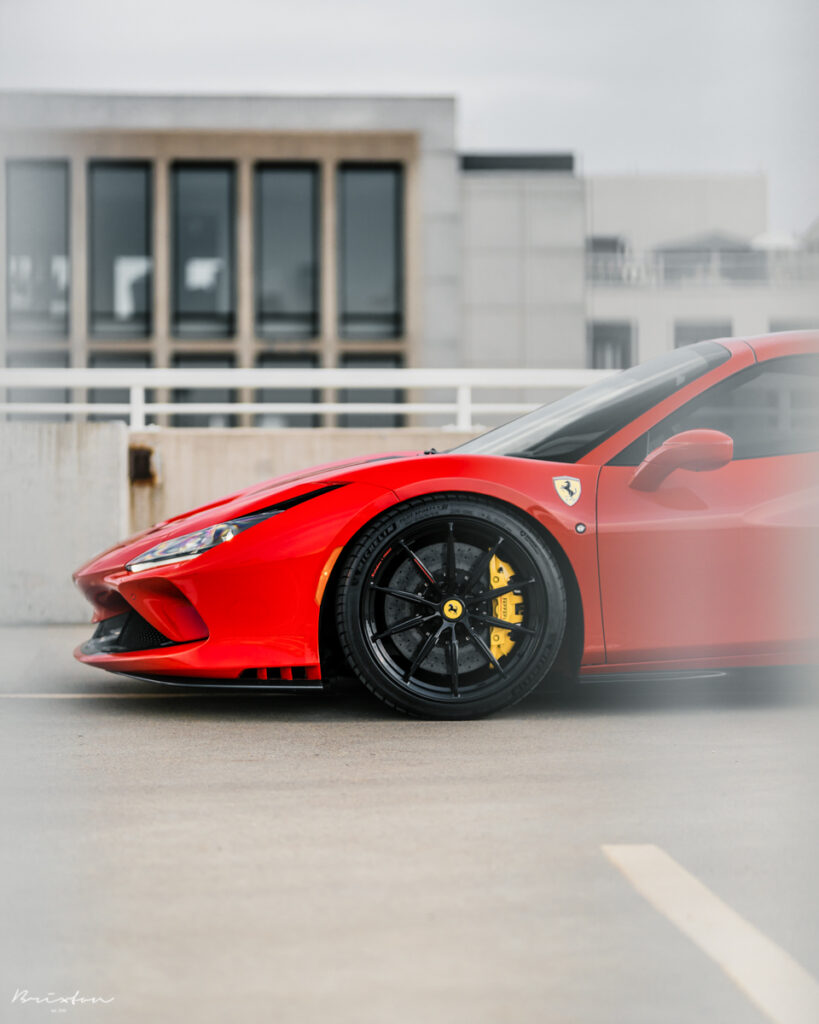 Red Ferrari F8 Tributo - Brixton Forged™