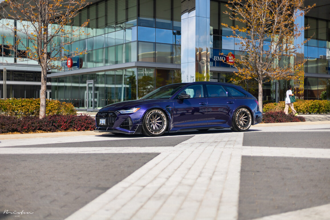 Purple Audi RS6 Avant - Brixton Forged™