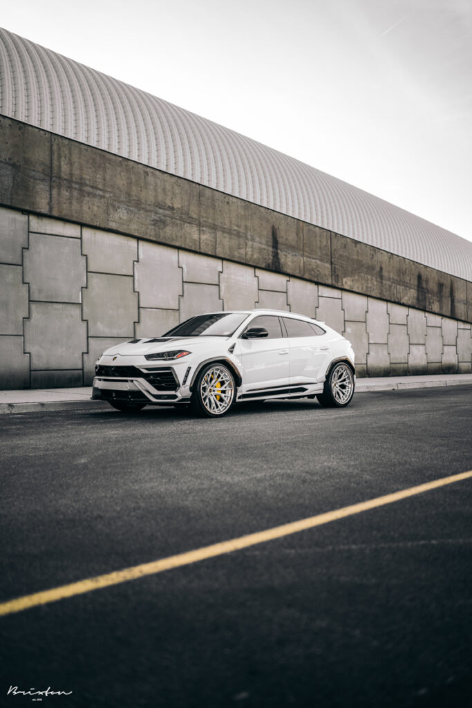 White Lamborghini Urus - Brixton Forged™
