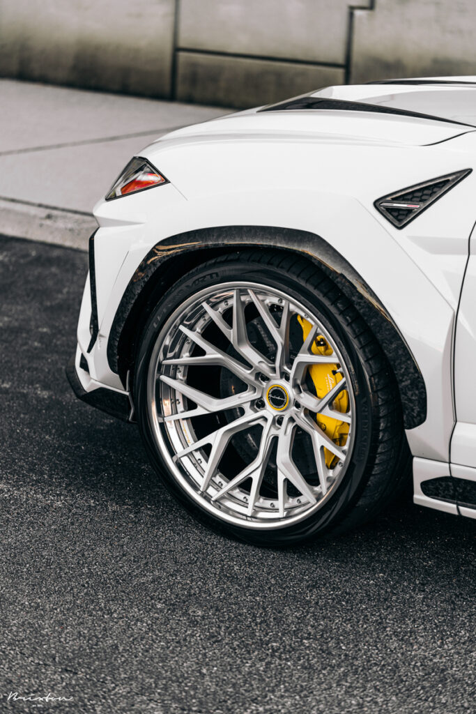White Lamborghini Urus - Brixton Forged™