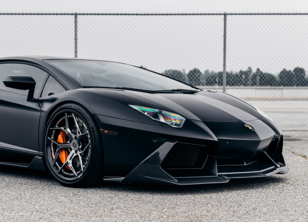 Black Lamborghini Aventador - Brixton Forged™