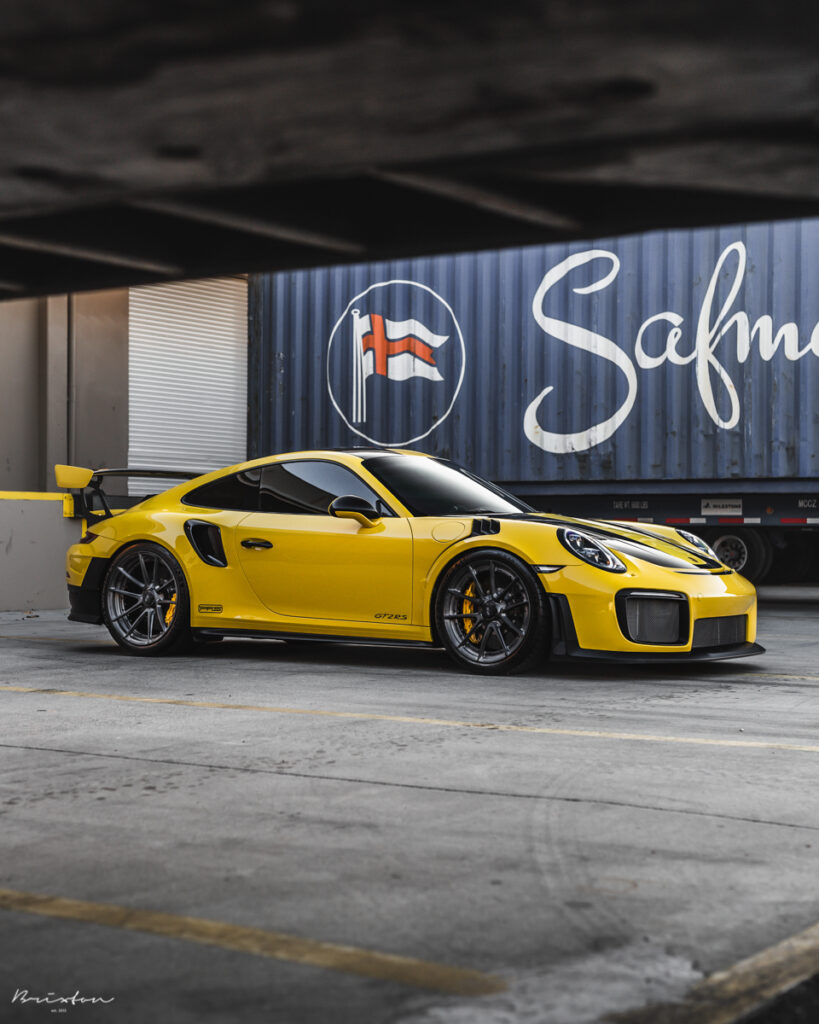 Yellow Porsche GT2RS - Brixton Forged™