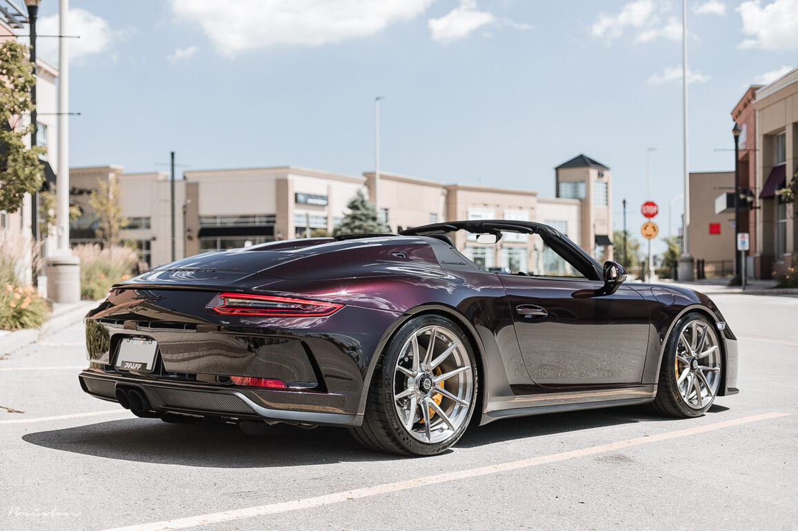 Purple Porsche 991.2 Speedster - Brixton Forged™