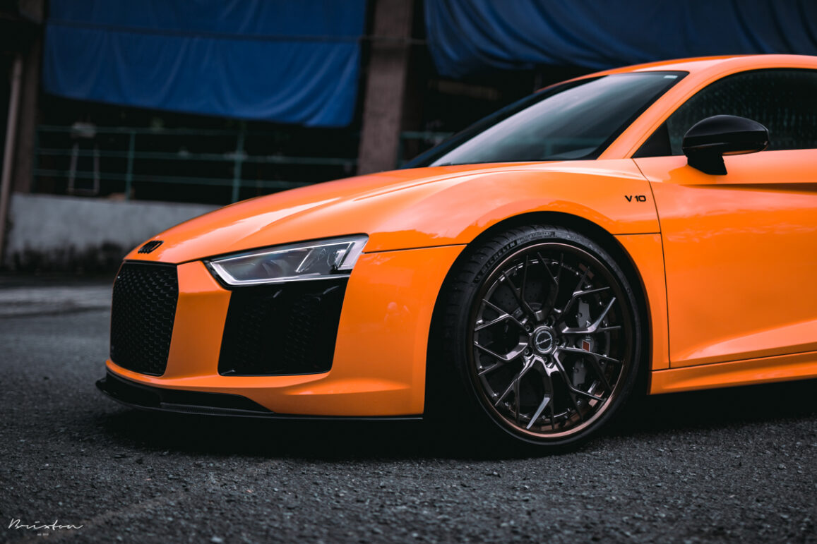 Orange Audi R8 - Brixton Forged™
