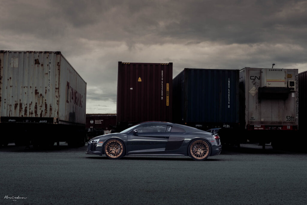 Grey Audi R8 - Brixton Forged™