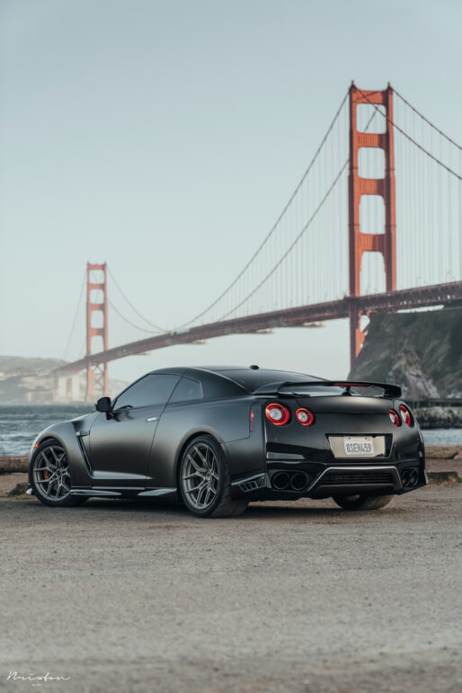 Black Nissan GTR R35 - Brixton Forged™