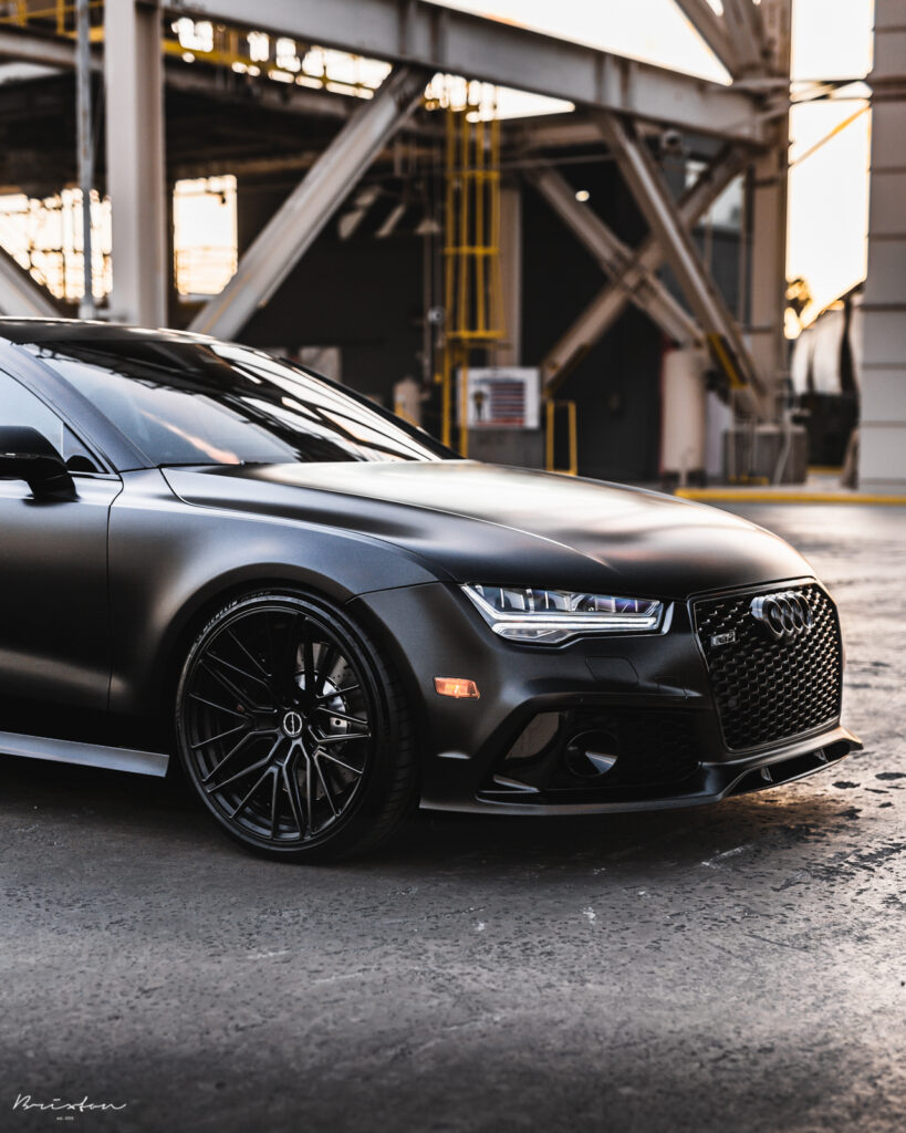 Black Audi RS7 - Brixton Forged™