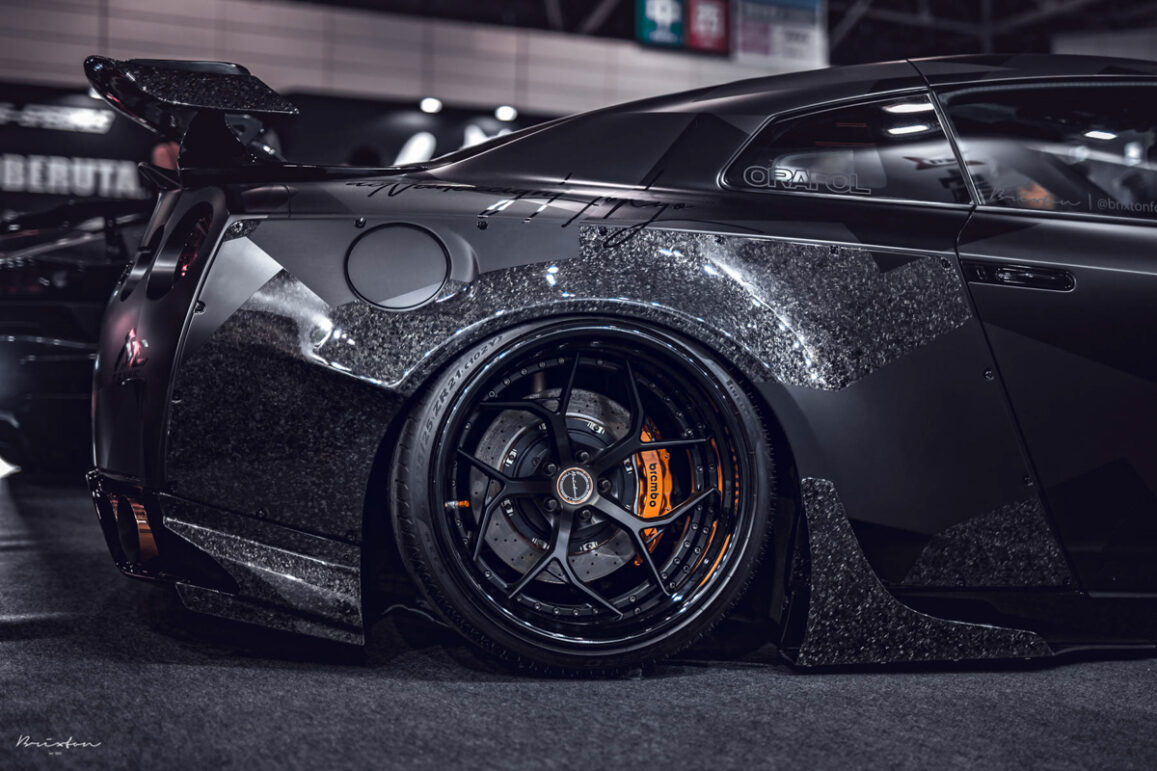 Black Nissan GTR R35 - Brixton Forged™