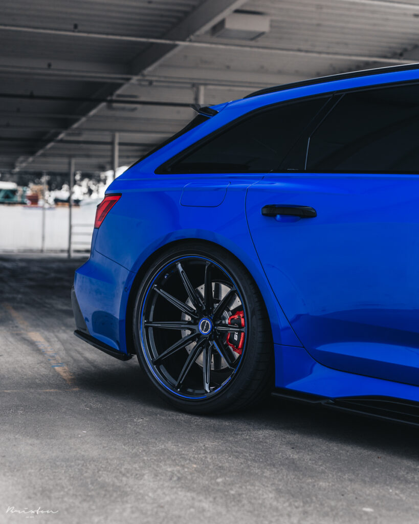 Blue Audi RS6 Avant - Brixton Forged™