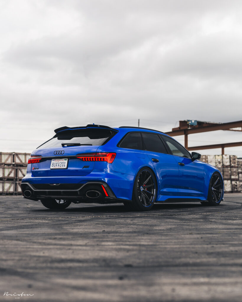 Blue Audi RS6 Avant - Brixton Forged™