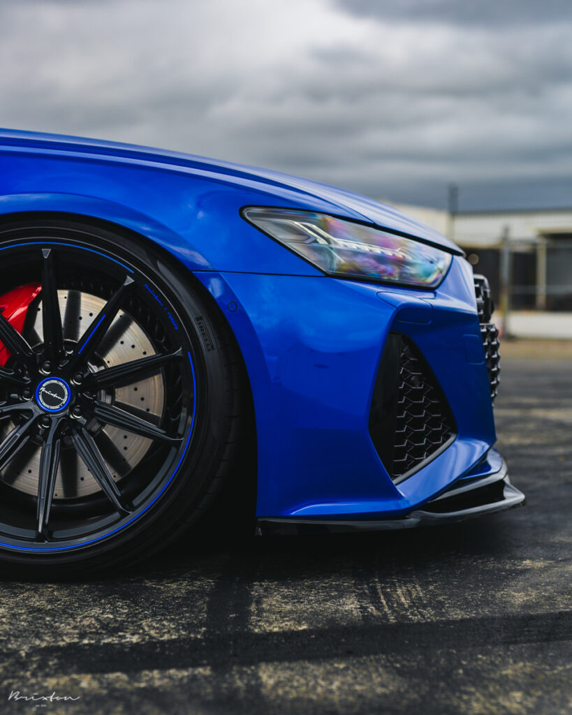 Blue Audi RS6 Avant - Brixton Forged™