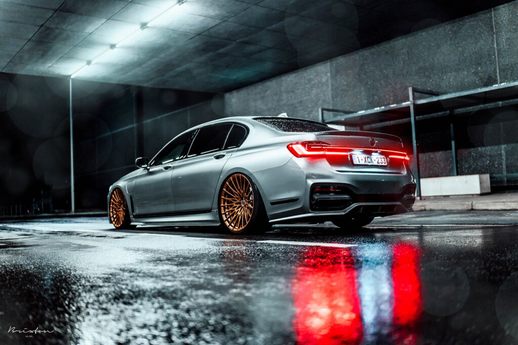 Grey BMW 745LE - Brixton Forged™
