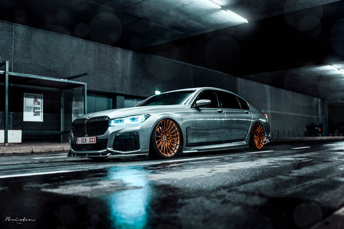 Grey BMW 745LE - Brixton Forged™