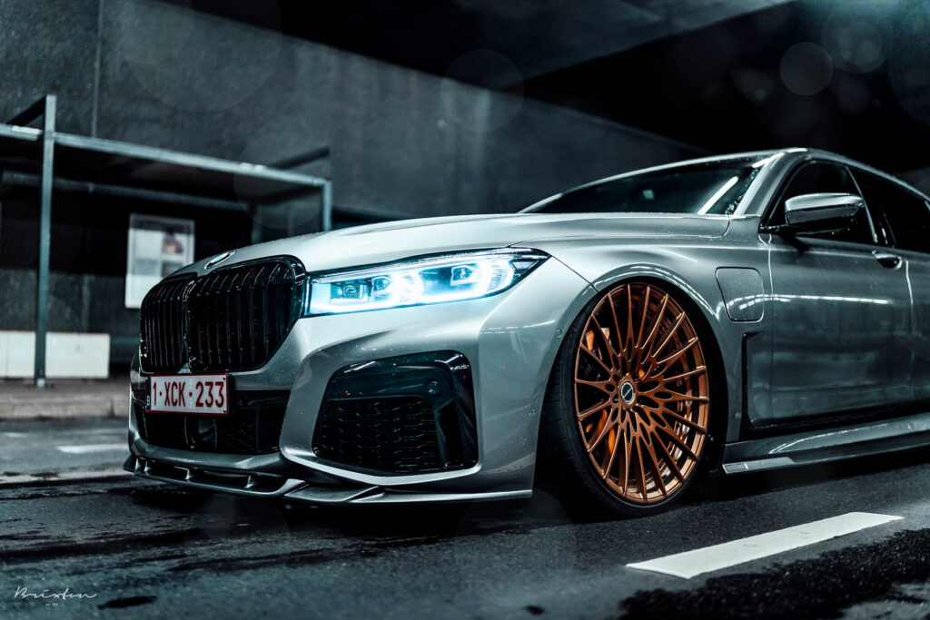 Grey BMW 745LE - Brixton Forged™