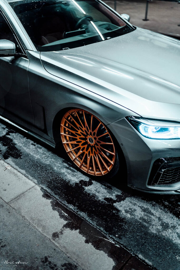 Grey BMW 745LE - Brixton Forged™