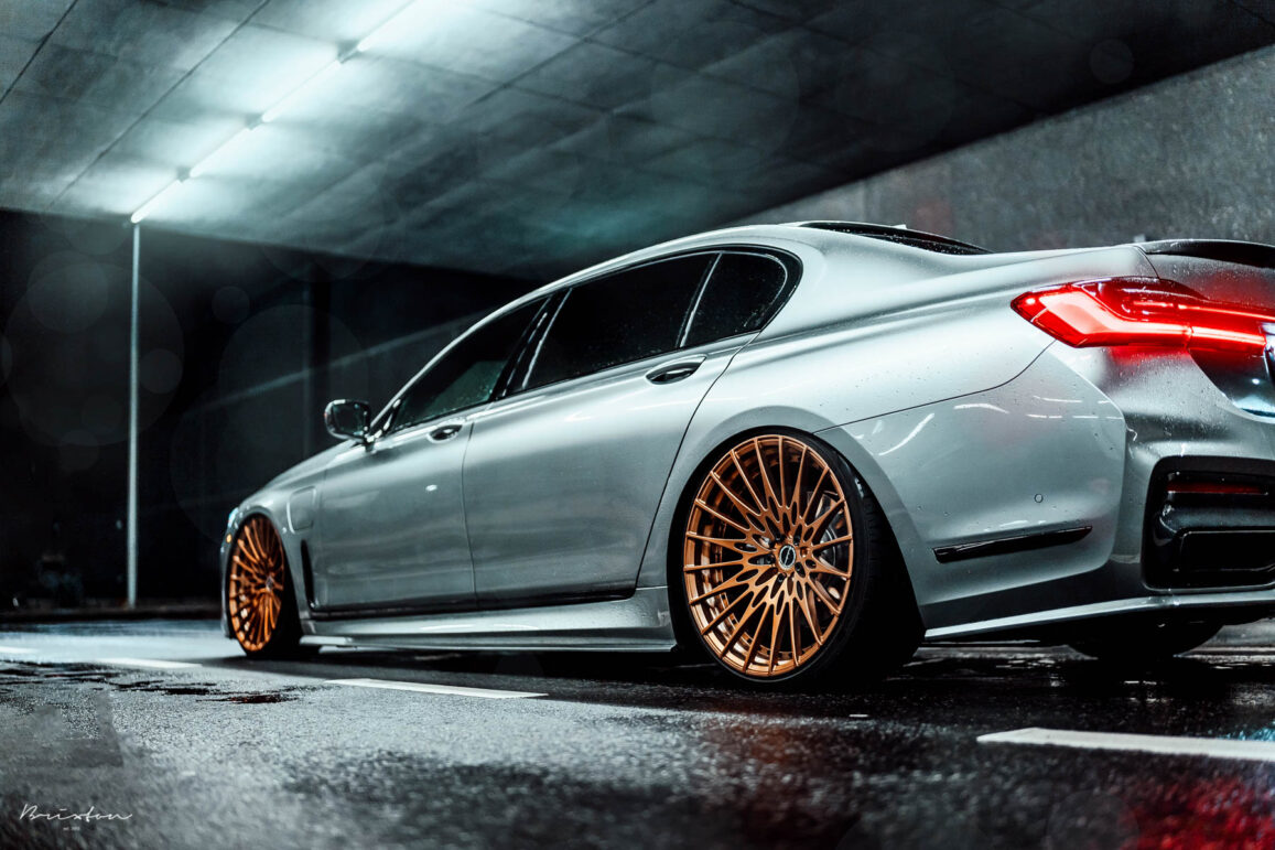 Grey BMW 745LE - Brixton Forged™