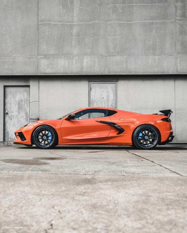 Orange Chevrolet Corvette C8 - Brixton Forged™
