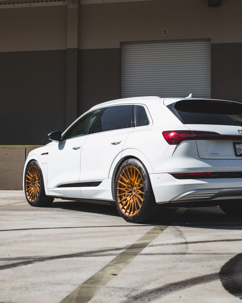 White Audi E-Tron - Brixton Forged™