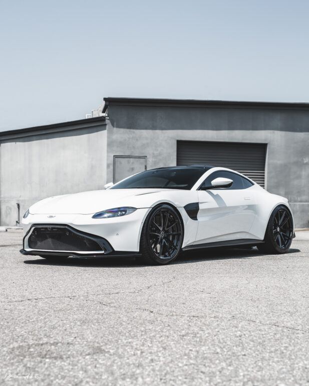 White Aston Martin Vantage - Brixton Forged™