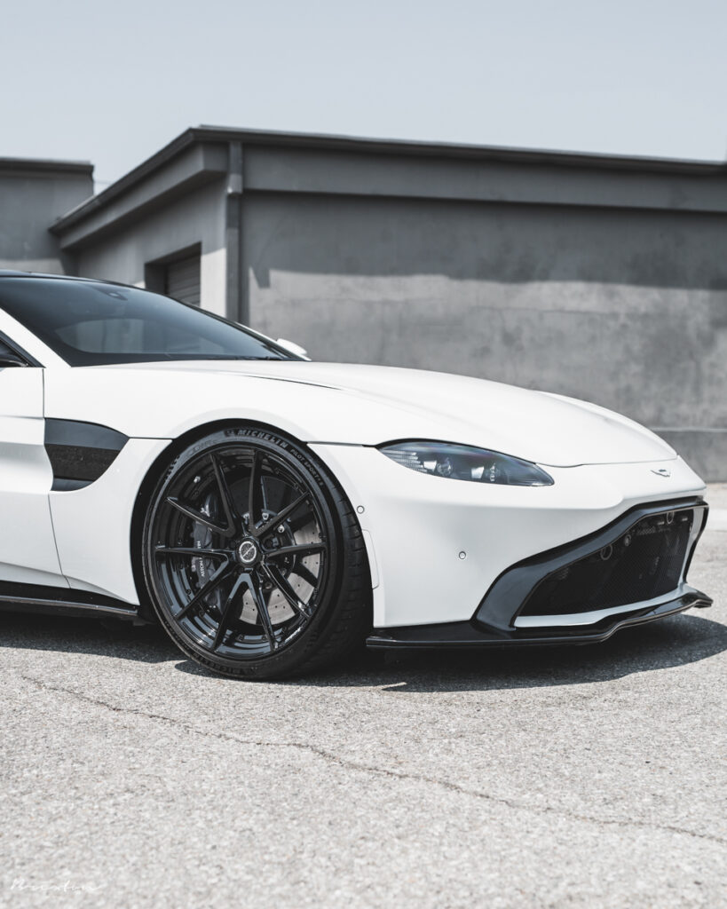 White Aston Martin Vantage - Brixton Forged™