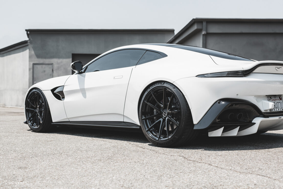 White Aston Martin Vantage - Brixton Forged™