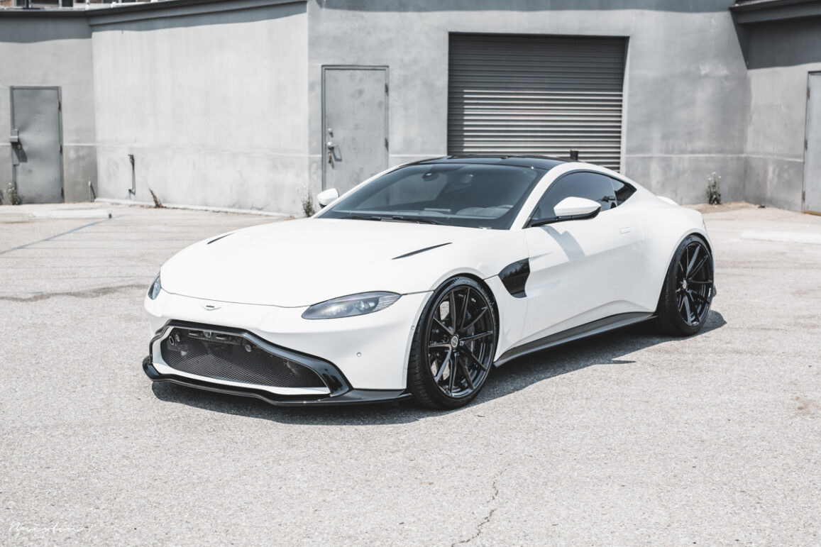 White Aston Martin Vantage - Brixton Forged™